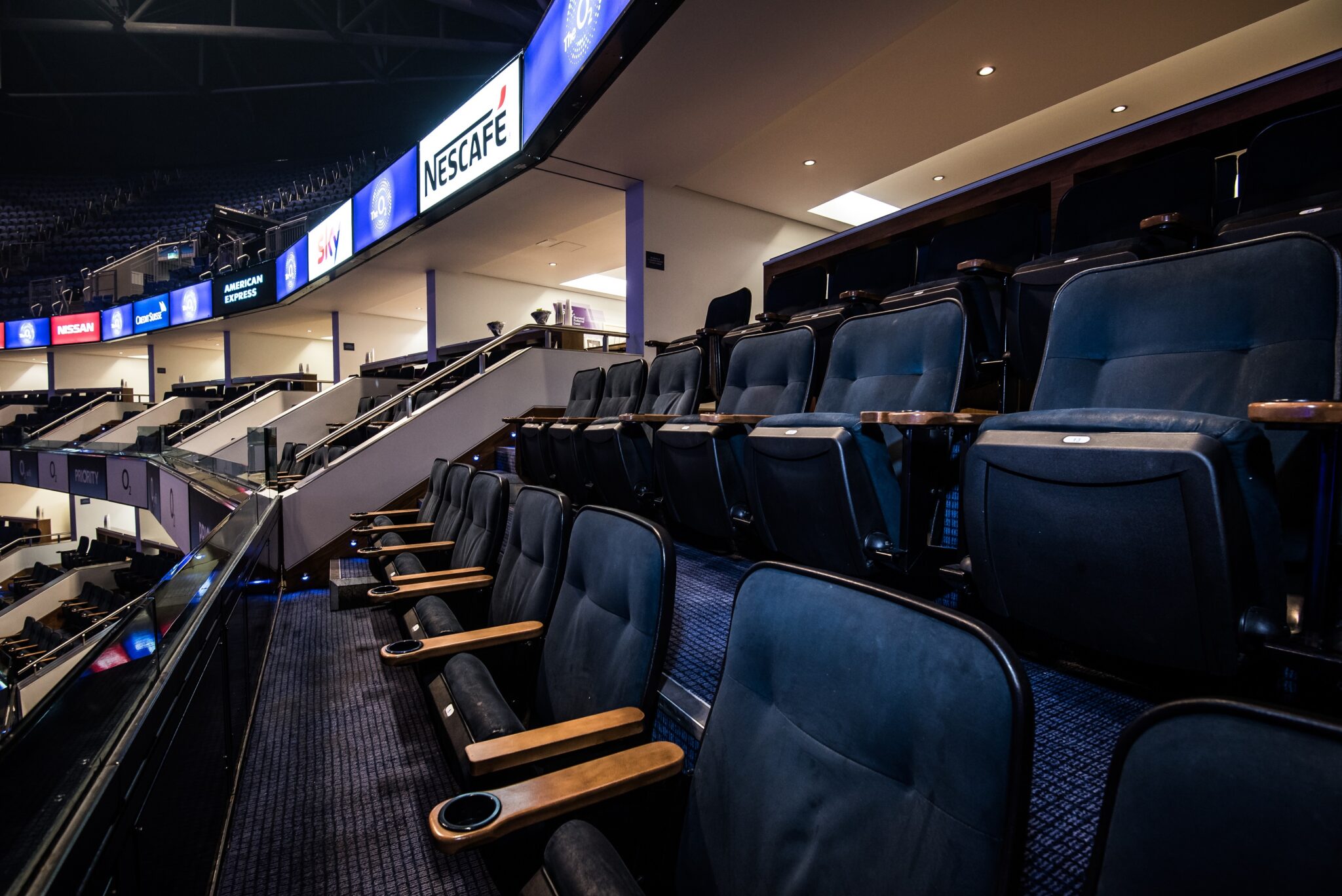 O2 Arena hospitality box suites